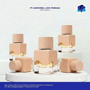 Botol Parfum Square Cap Peach Packaging Kosong Custom untuk Parfum Oil ...