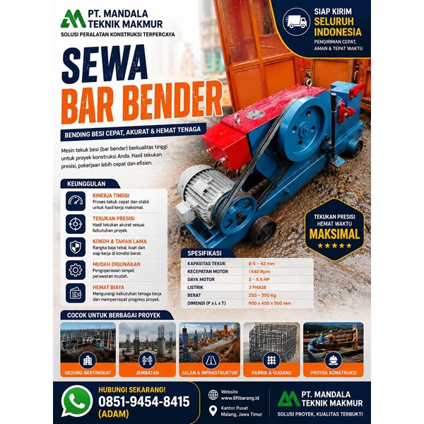 Sewa bar cutter Jakarta dan sekitarnya PT Mandala Teknik Makmur ...