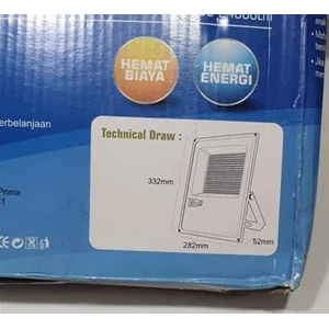 Lampu Sorot LED STARLUX 200W DL 6500k IP65 ST-50120B-DL | Oscar Tunastama