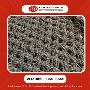 KAWAT BRONJONG GALVANIS 2 X 1 X 0.5MTR DIAMETER LUBANG 8 X 10CM | Dua ...