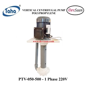 Vertical Polypropylene Centrifugal Pump PTV-050 PP - 1" x 1" - 500 mm ...