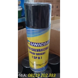 Unicoat Cold Galvanizing Spray Bright SP B @400ml botol cat galvanis ...