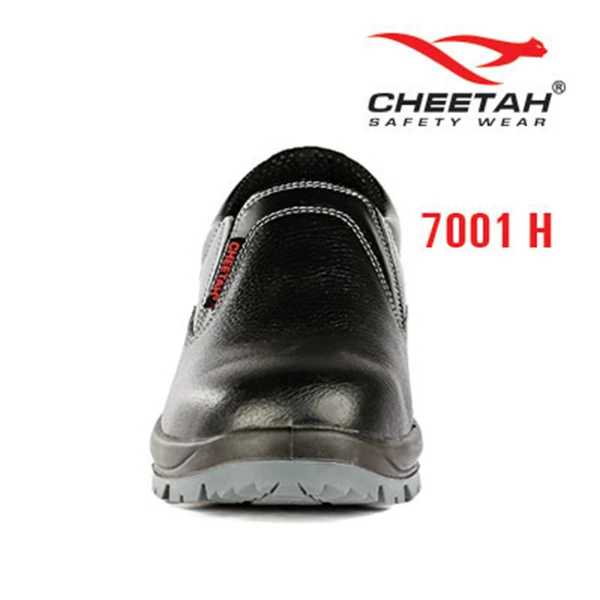 7001 H - Cheetah - Double Sol Polyurethane - Safety Shoes - Hitam ...
