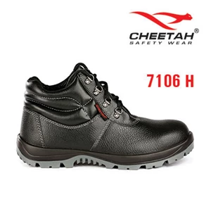 7106 H - Cheetah - Double Sol Polyurethane - Safety Shoes - Hitam ...