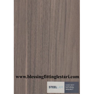 HPL STEELLALM SWB 9617 NATURAL WALNUT | Blessing Fitting Lestari