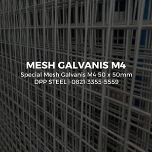 Wiremesh Galvanis / Special Mesh Galvanis M4 Kotak 50 x 50 mm (1.2 x 2. ...