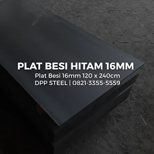 Plat Besi / Plat Baja Hitam 16mm x 4ft x 8ft Berat 373kg | Dua Putra Petir