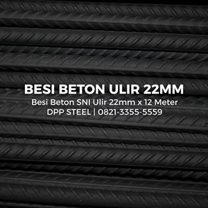 Besi Beton Ulir 22mm x 12M (U-42) | Dua Putra Petir