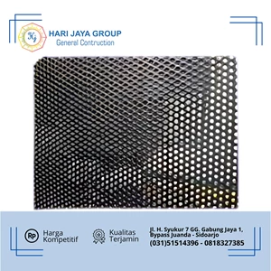 Plat Perforated Besi Tebal 2mm x 1.2m x 2m Lubang 3mm | Hari Jaya Makmur