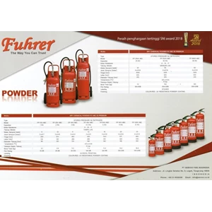 Tabung Pemadam Kebakaran FUHRER FP 300 ABC Kapasitas 3 Kg Media ABC Dry ...