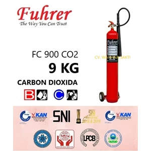 Tabung Pemadam Kebakaran FUHRER FC 900 CO2 Kapasitas 9 Kg Media Karbon ...