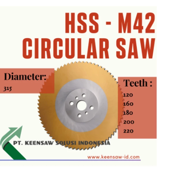 Mata Gergaji Hss Saw Blade M42 Circular Saw D 275 | Keensaw Solusi ...