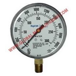 TYCO 300PSI PRESSURE GAUGE.