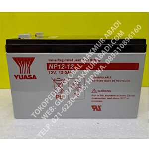 YUASA 12V 12AH NP12-12 LEAD ACID BATTERY BATERAI BATRE | Global Makmur ...