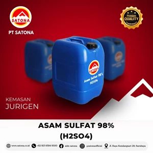 Asam Sulfat 98% (H2SO4 98%) Kemasan jurigen | Satona