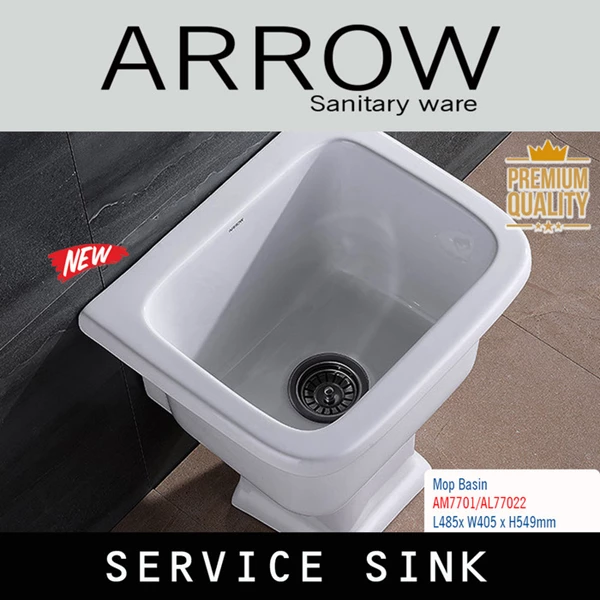 Arrow sink toto SK322E SK 33 bak cuci mop basin wastafel | Home Sweet Home