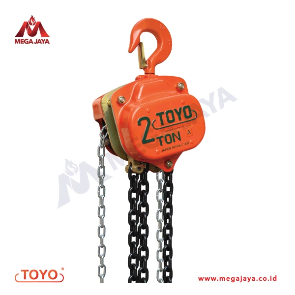 Chain Block TOYO 2 Ton x 5 Meter | Sumber Mega Jaya