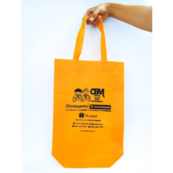 Tas Spunbond Cetak Print Sablon 1 Warna | Catur Adi Bayu Mas