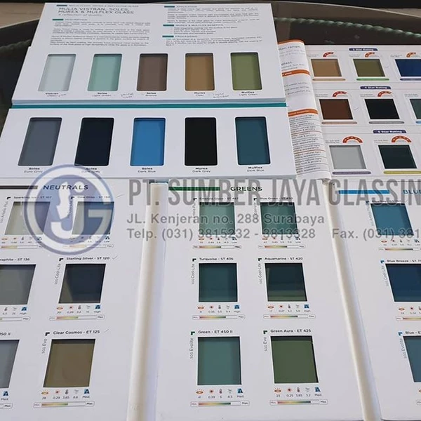 Kaca Warna Saint Gobaint (Mulia Glass) | Sumber Jaya Glassindo