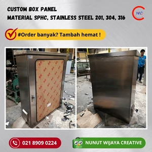 Panel Box Outdoor SUS 304 IP65 - 1000 x 350 x 1300 mm - Tebal 2.0 mm ...