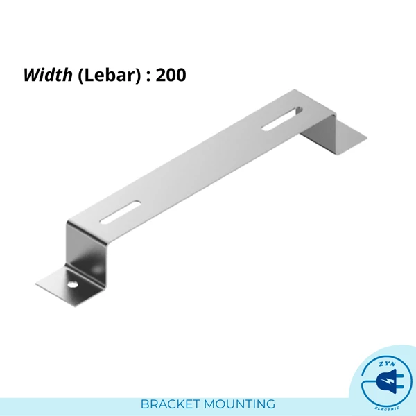 Kabel Bracket Mounting Ukuran Lebar 200mm | ZYN Electric