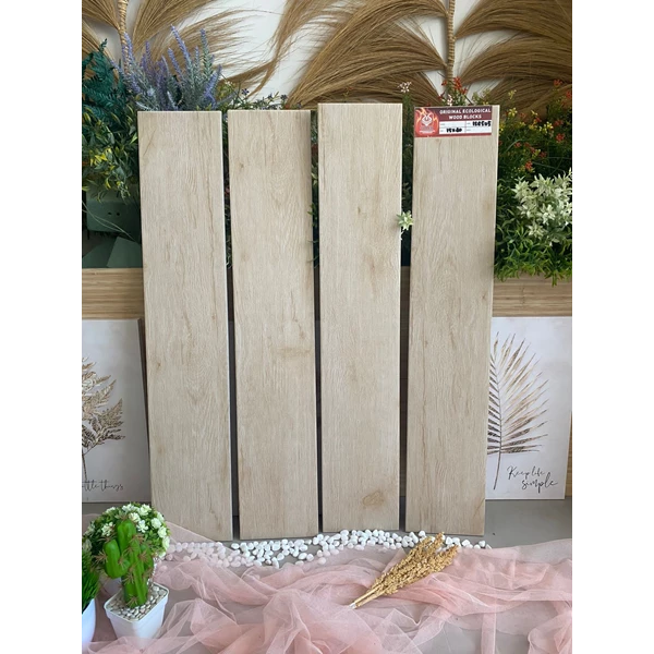 Keramik Granit Interior&Eksterior Dinding&Lantai 15X80 Cm Motif Kayu ...