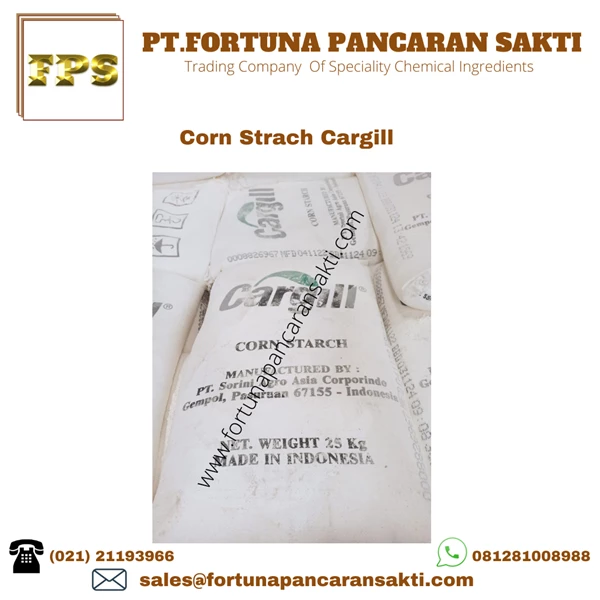 Corn Starch / Tepung Maizena Cargill Kemasan 25 Kg / Zak | Fortuna ...