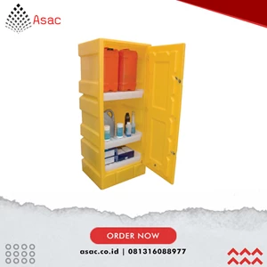 SOL7410035B Bunded Poly Storage Cabinet 70L | Sakha Internasional