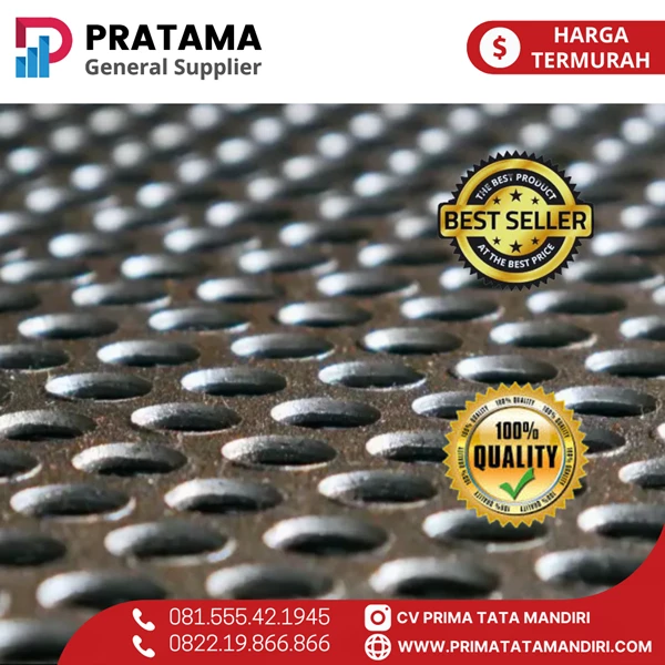Plat Lubang Besi Perforated 2 mm (1.2x2.4 m) Diameter Lubang Lengkap ...