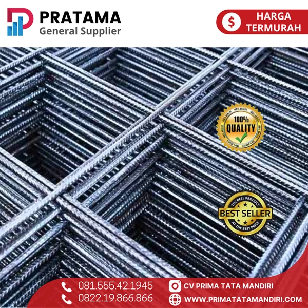 Wiremesh Lembaran M12 (2.X5.4) Wermes Besi 12mm Ulir - SNI | Prima Tata ...