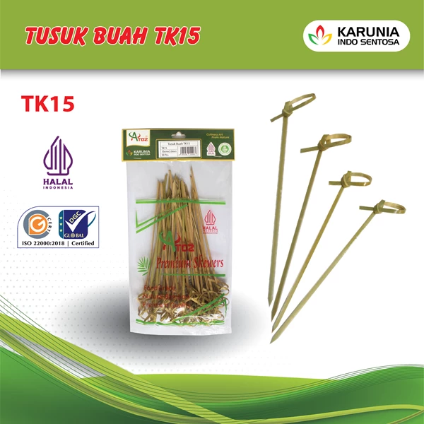 TK 15 Tusuk Sate / Tusuk Simpul /Tusuk Cocktail /Tusuk Sandwich ...