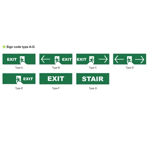 LAMPU EMERGENCY EXIT EXPLOSION PROOF WAROM TYPE BAYD / lampu emergency ...