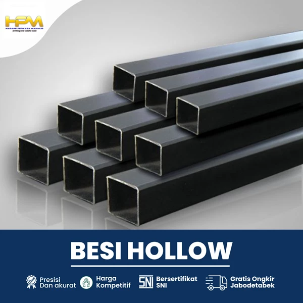 Besi Hollow 10x10 Tebal 4.5mm Panjang 6 Meter Full SNI Pipa Kotak Besi ...