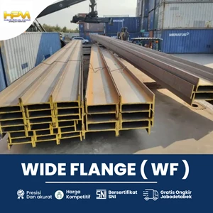 Besi WF 298 x 149 x 6 x 8mm x 12M Merek LS Full SNI | Hagane Perkasa Makmur