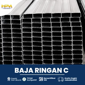 Baja Ringan C 75 x 0,70mm x 6M Full SNI | Hagane Perkasa Makmur