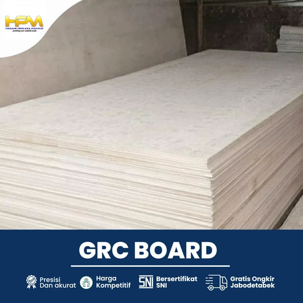 GRC Board 4mm x 4 x 8 Full SNI Plafon Papan Triplek | Hagane Perkasa Makmur