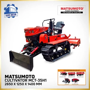 Traktor Amfibi Cultivator MATSUMOTO MCT35H1 Crawler Tractor | Hans ...