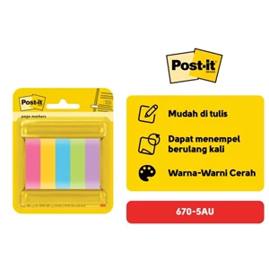 Post-It 3M Penanda Halaman 670-5ASST Floral Fantasy Page Marker | Dinar ...