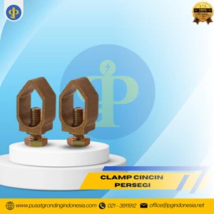 Clamp Cincin Ukuran 3/4" (Persegi) untuk Clamp Kabel dan As Grounding ...