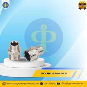 Double Napel Ukuran 3/4" Galvanis | Pusat Gronding Indonesia
