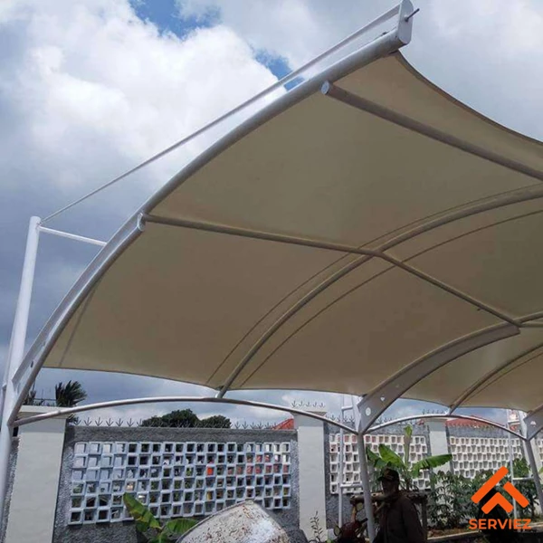 Kain Membran Kanopi Meteran Ukuran Custom Untuk Area Outdoor | Serviez ...