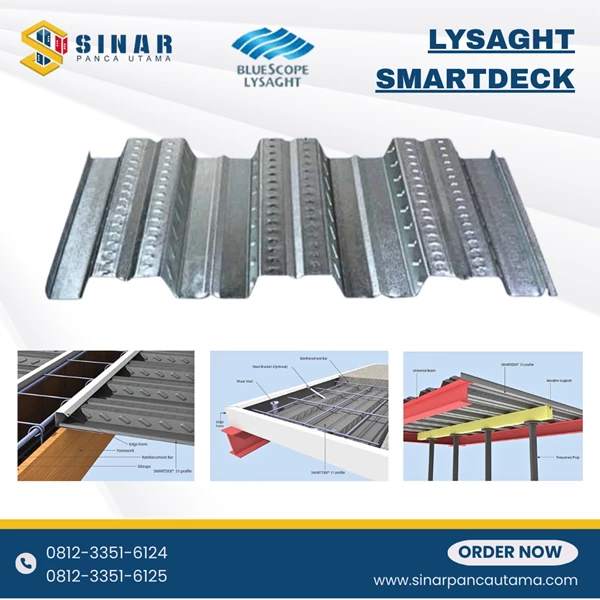 LYSAGHT SMARTDEK LEBAR EFEKTIF 960mm | Sinar Panca Utama