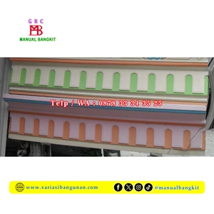Lisplang / List plank Beton Klasik Motif Pagupon | Galeri Manual Bangkit
