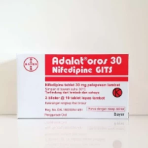 ADALAT OROS 30 MG 30 TABLET BAYER | Karya Medi Tama