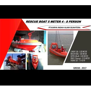 Kapal Penyelamat Speed Boat Kapal Rescue Boat 5 Meter 4 sampai 8 Orang ...