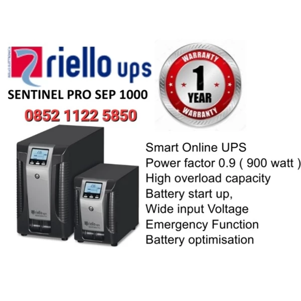 UPS Riello Sentinel Pro SEP | Sarana Daya Indoprima