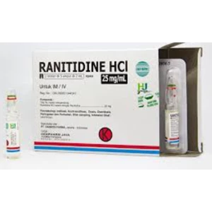Ranitidine Hcl 50Mg / 2Ml Injeksi | Fajar Farmatama Distributor