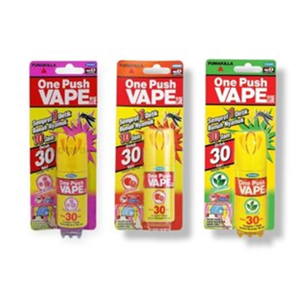 One Push Vape Obat Nyamuk Semprot / Alat Tulis Kantor / Alat Tulis ...