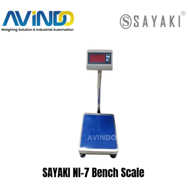 Timbangan Duduk Sayaki NI-7 Bench Scale Sayaki Kapasitas 3 - 15 kg ...