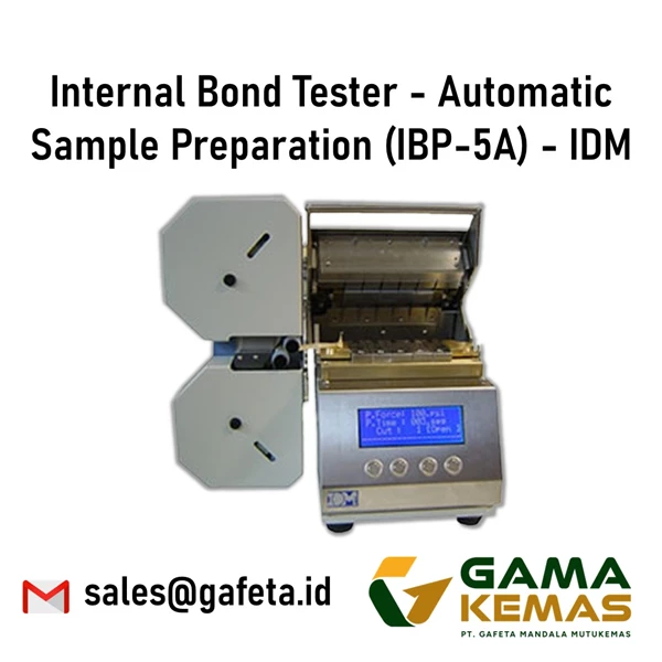 Internal Bond Tester - Automatic Sample Preparation (IBP-5A) - IDM ...